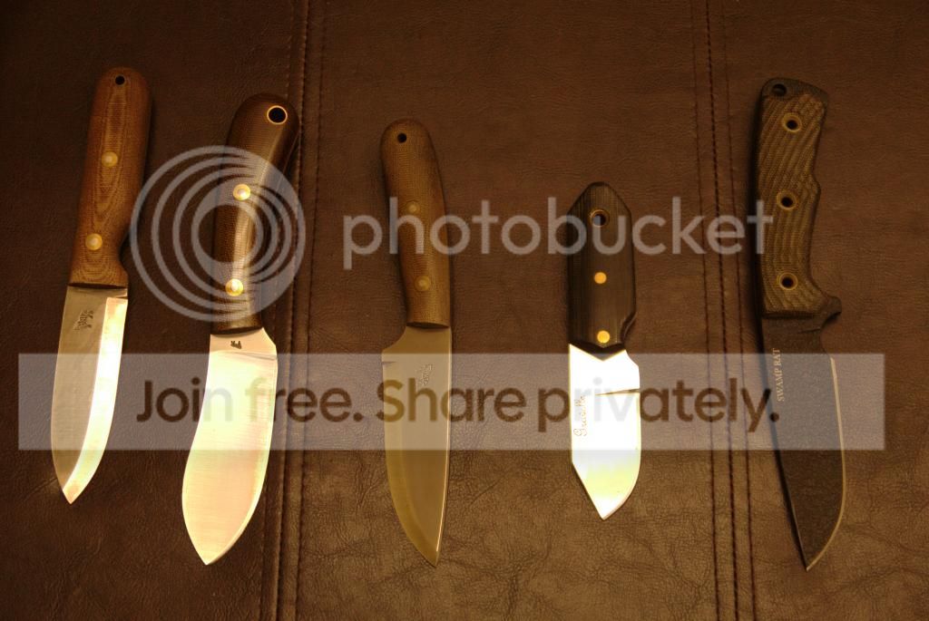 Blind Horse Knives, Timberline SPECWAR, Swamp Rat 4, Gravelle ...